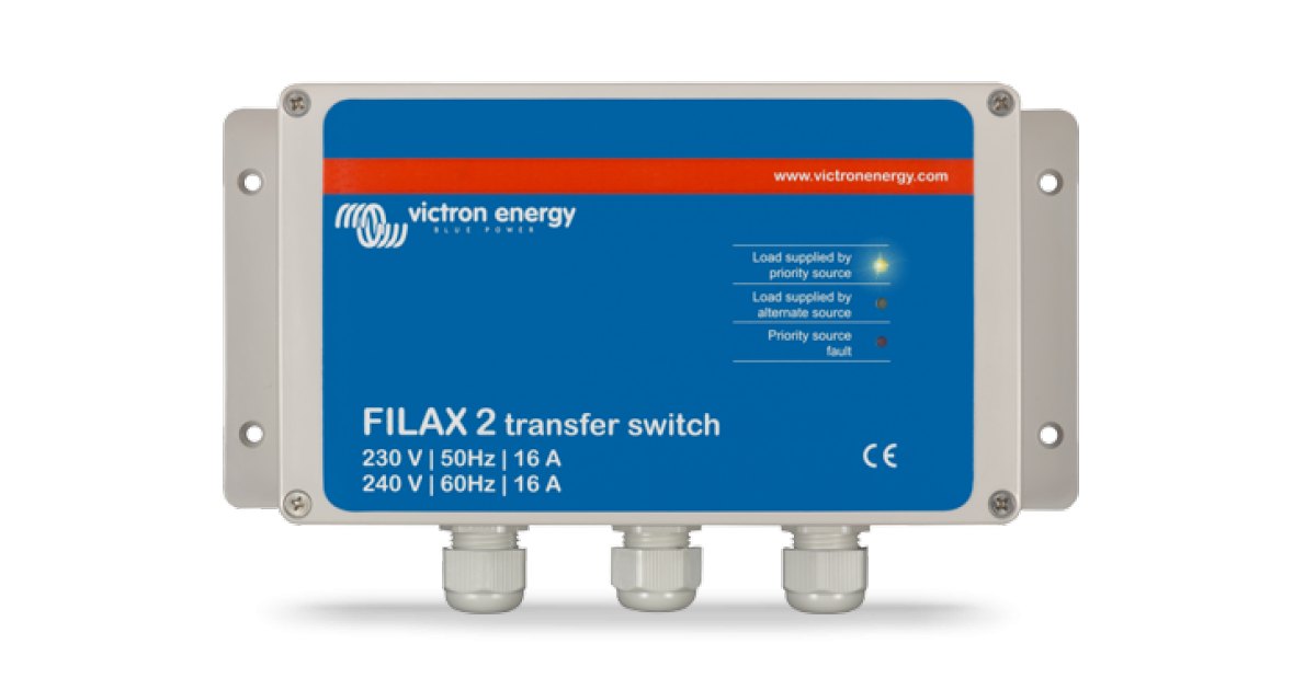 Купить Victron Energy Filax-2 сверхбыстрый переключатель передачи нагрузки